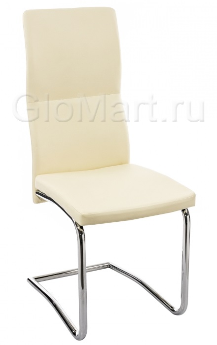 Кожаный стул на скобе из металла WV-10597 - купить в Москве, GloMart.ru